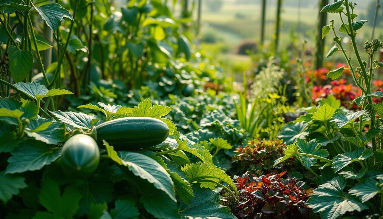 Kã¼rbis Und Zucchini Gute Nachbarn