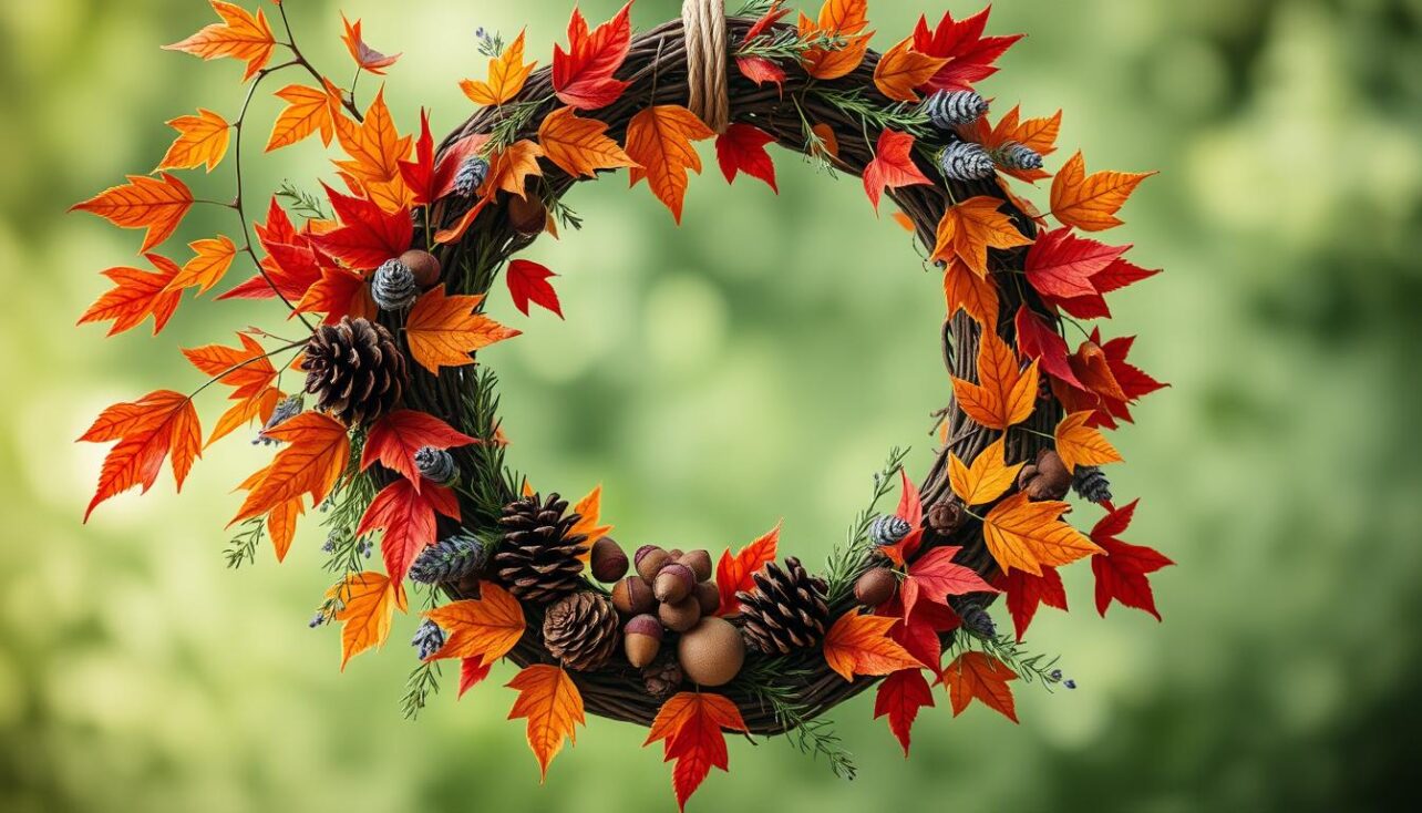 Herbstkranz selber machen - Kreative Bastelideen